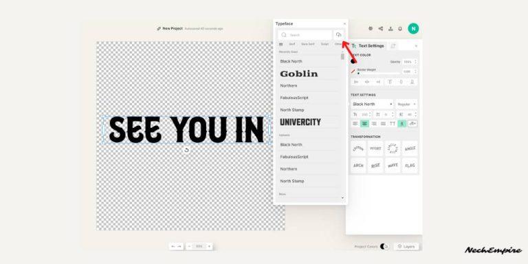 How To Upload A Font To Kittl And Make Your Design Stand Out | NechEmpire