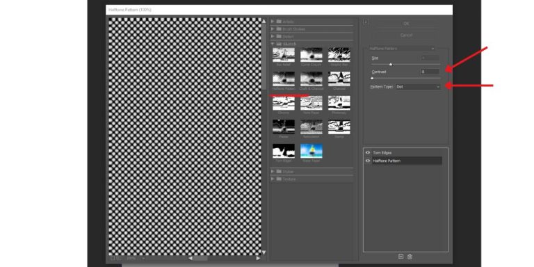 How To Create The Dotted Halftone Pattern Effect In Photoshop