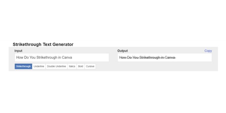 How Do You Strikethrough Text In Canva? | NechEmpire