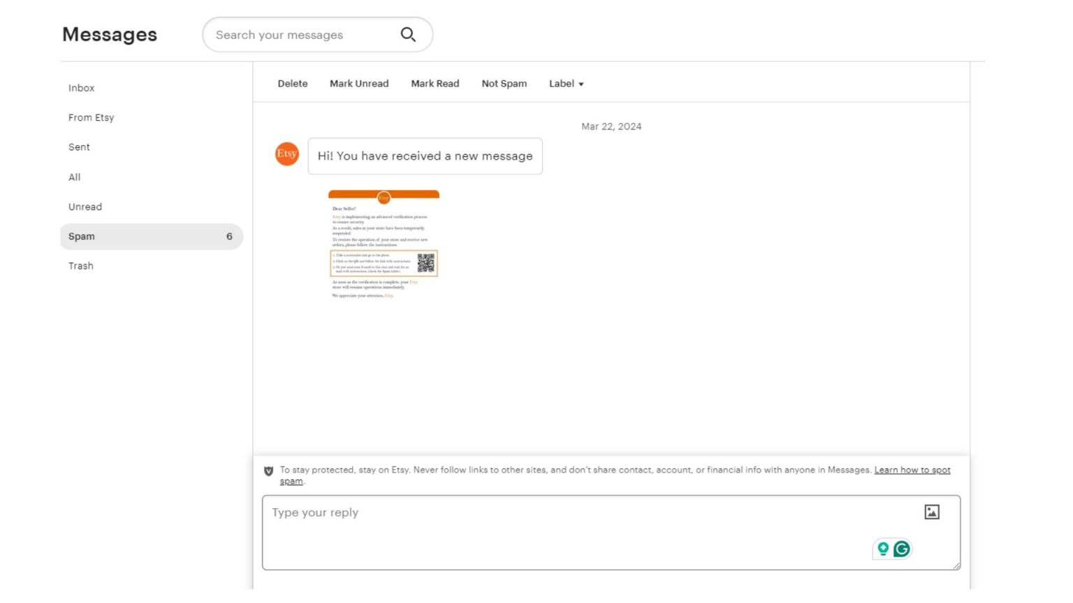 Protect Yourself From Common Etsy Scams AS A SEller | NechEmpire