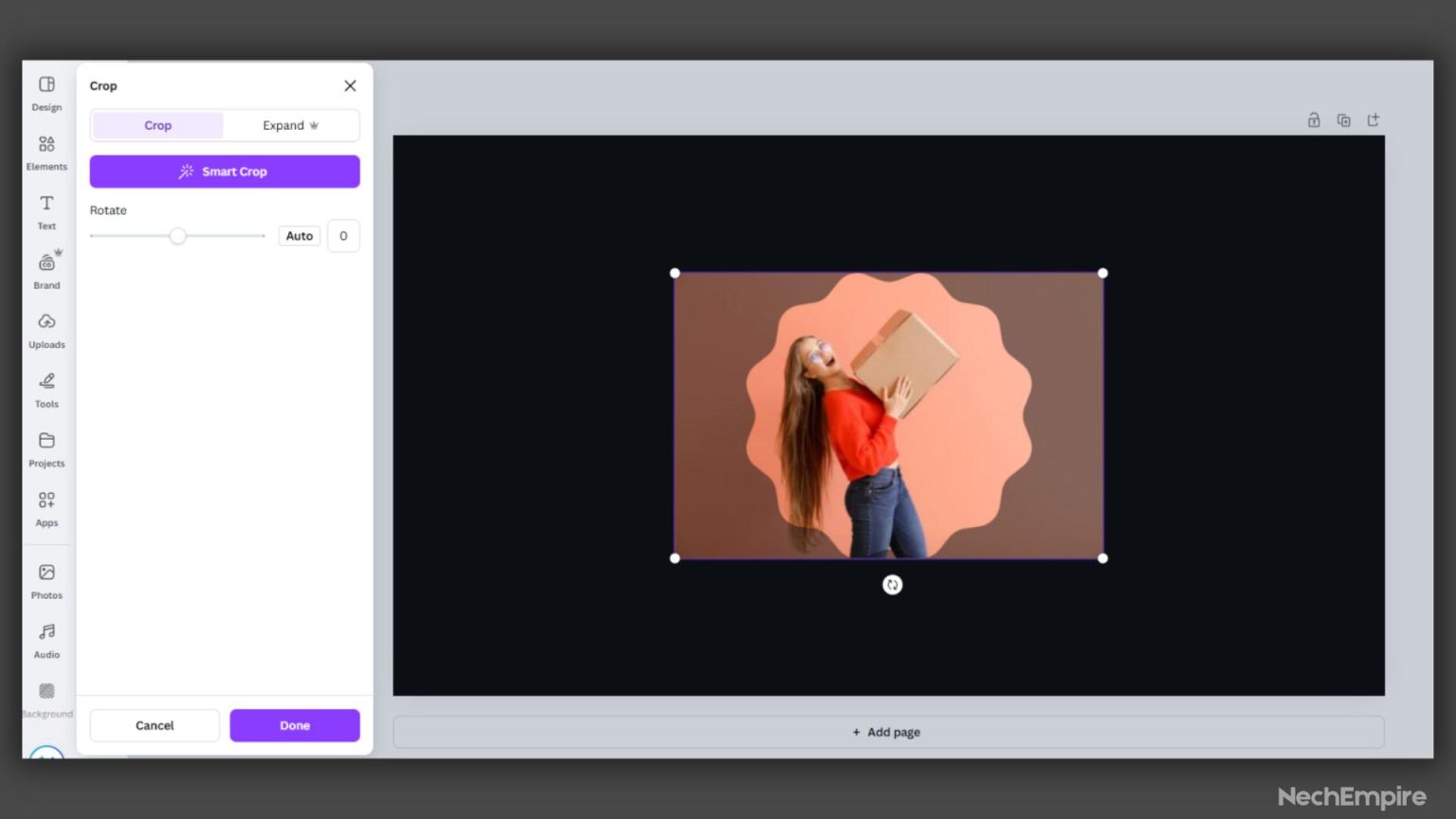 How To Crop An Image To A Shape In Canva